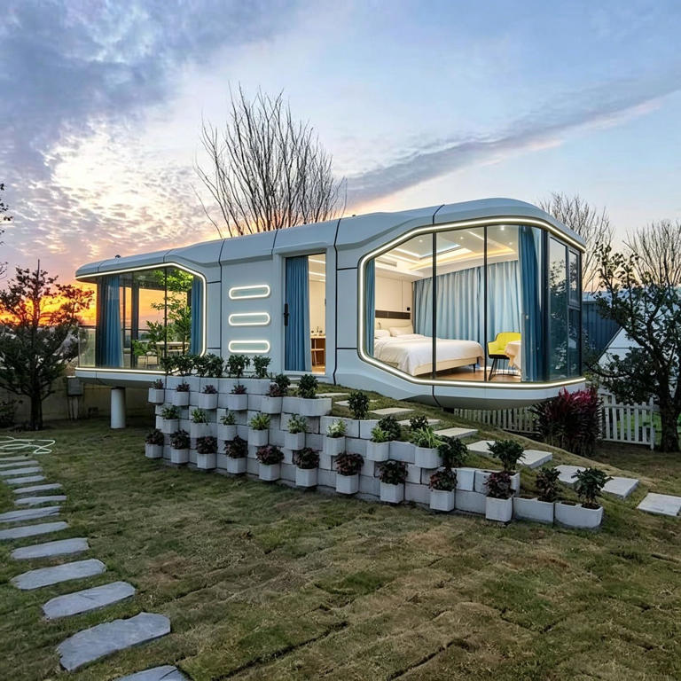 Amazon is selling a space-aged cabin straight out of the Jetsons