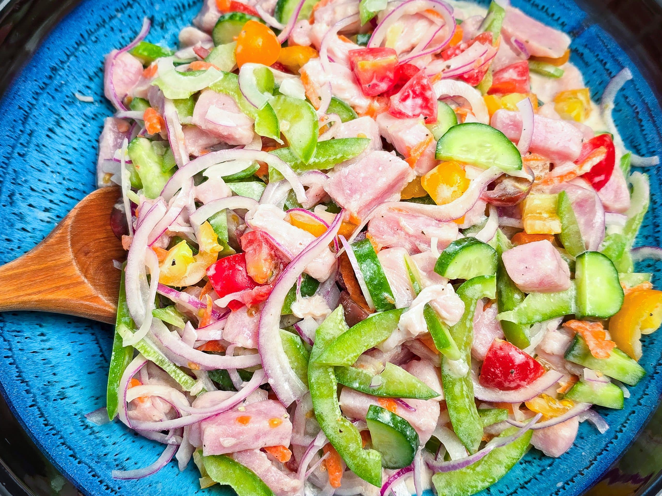 Poisson cru (raw fish salad with coconut lime)