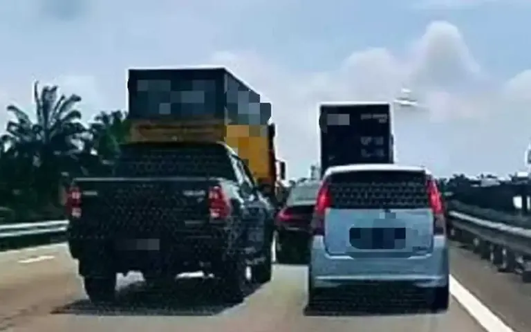 Cops record statements from drivers of pickup truck, car seen 'racing ...