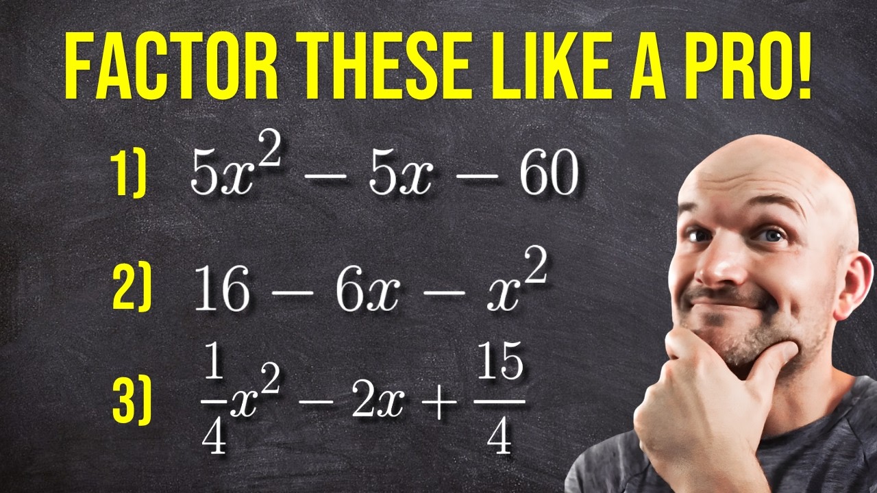 When trinomials look different, do this