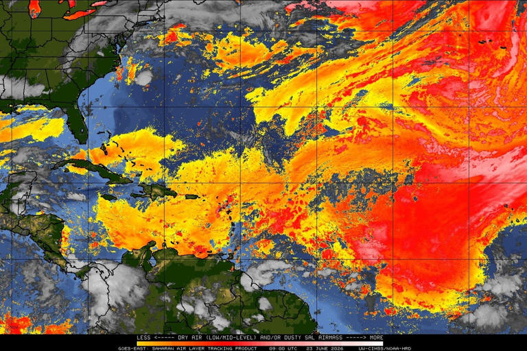 Massive Saharan dust cloud to sweep across US in days