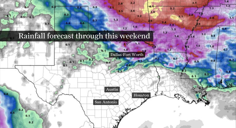 Houston's weather forecast turns hot and dry as rain chances disappear ...