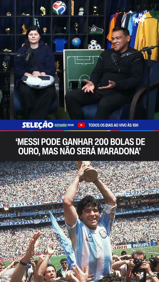 Messi pode ganhar 200 bolas de ouro, mas não será Maradona