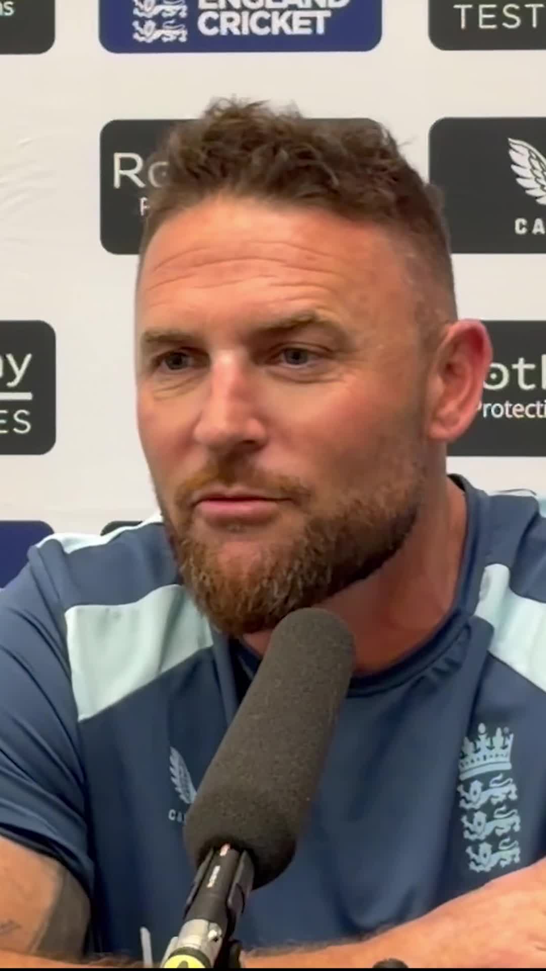 Brendon McCullum press conference ahead of England's 3rd test against ...
