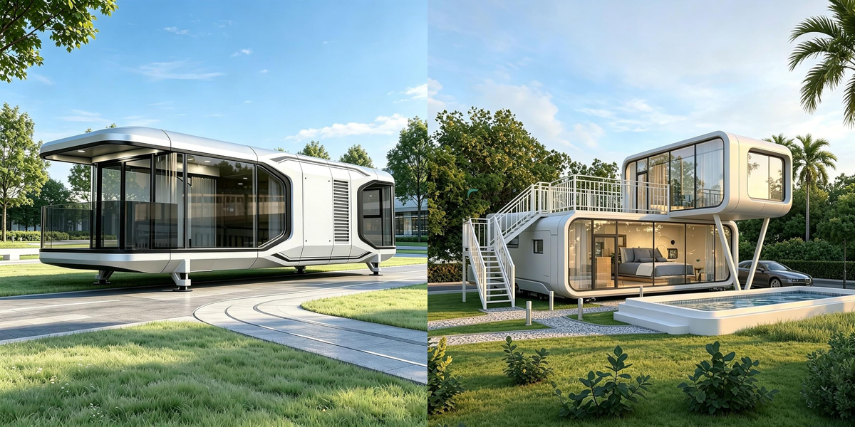 Amazon is selling a space-aged cabin straight out of the Jetsons