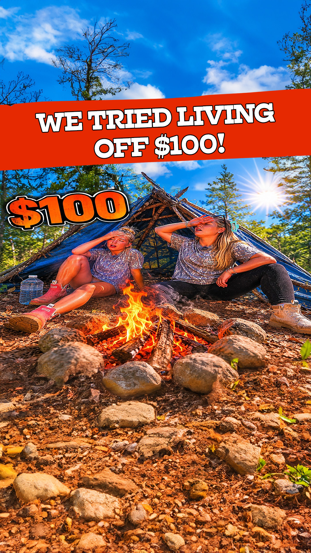 $100 budget survival challenge