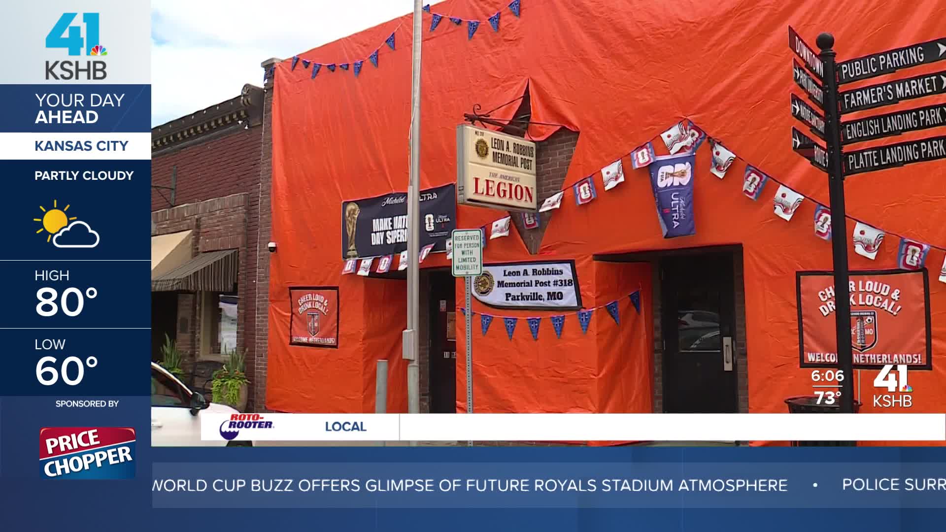 Parkville bar goes orange for Netherlands