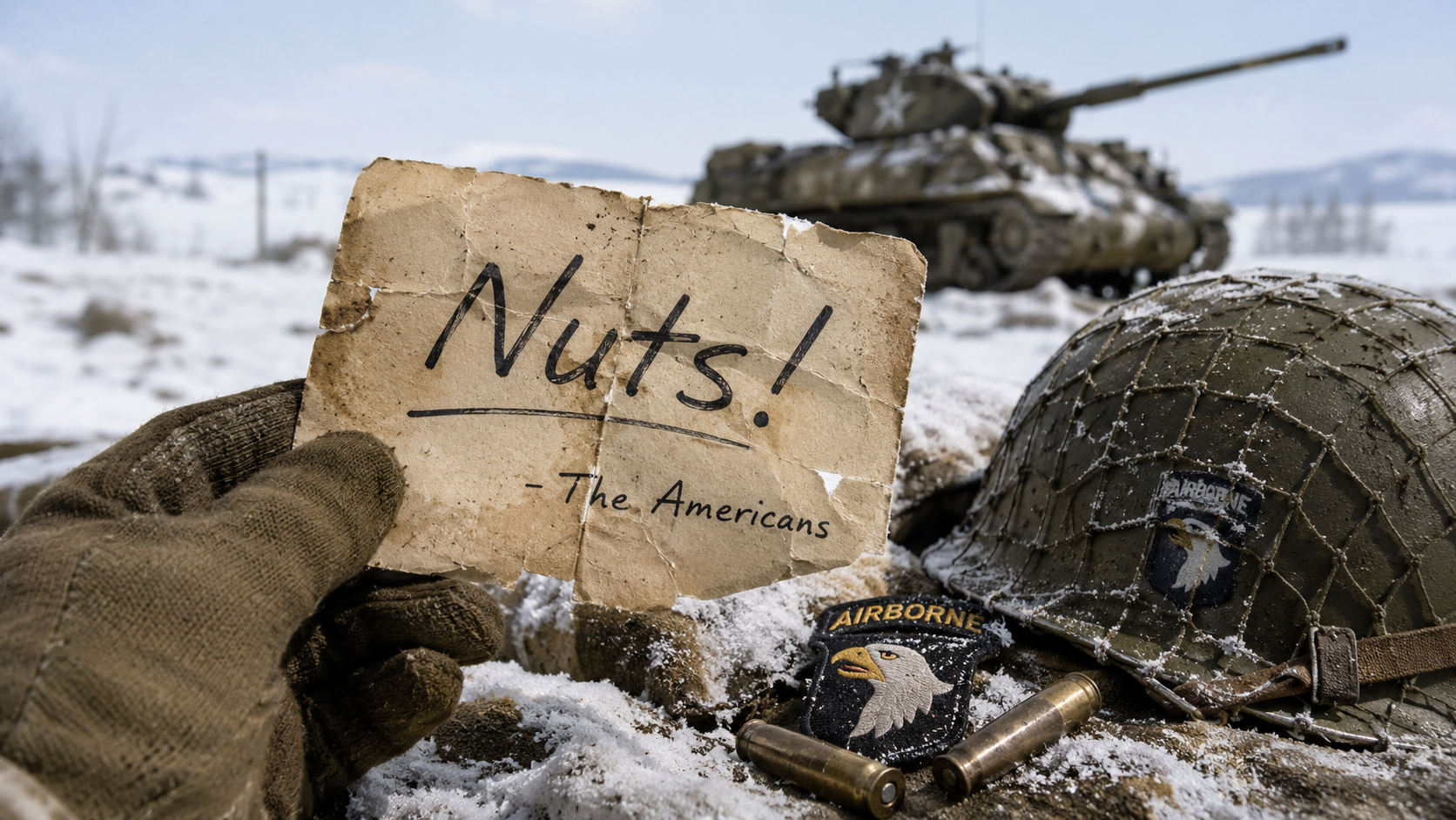 Bastogne - The secret reply that helped Americans defy Hitler’s last ...