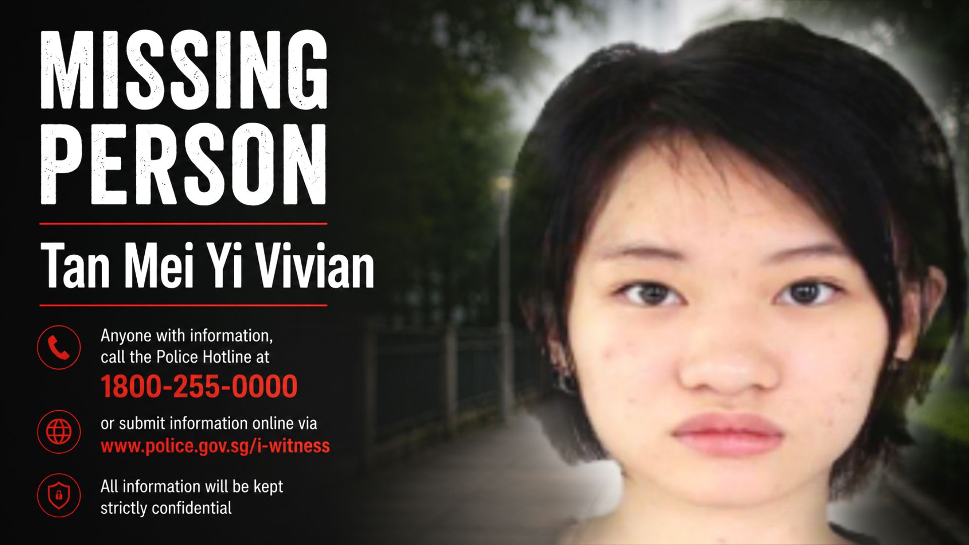 SG police: Appeal for information on girl, 16, missing since June 20 ...