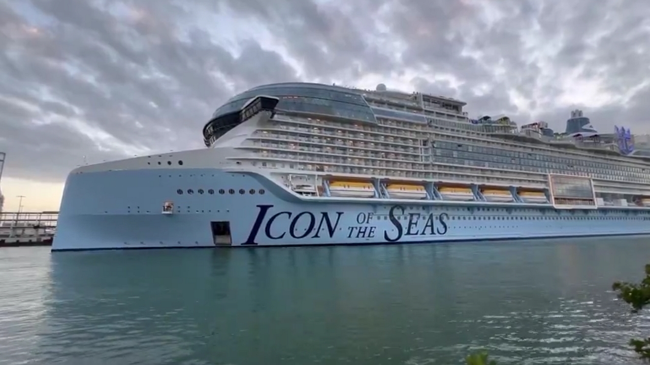 Icon of the Seas sets sail: world's largest cruise ship departs from ...