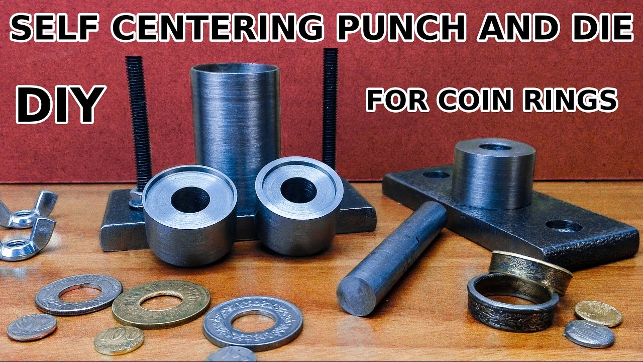 DIY self centering punch and die set