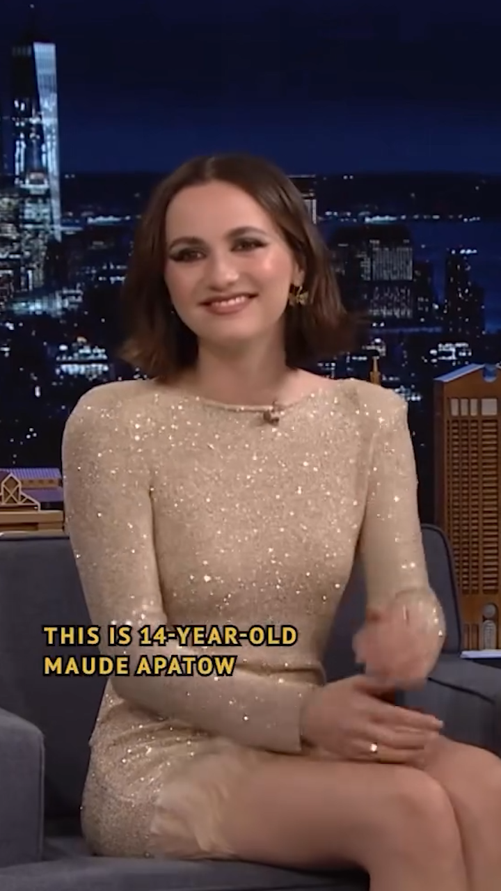 Maude Apatow reacts to her One Direction fangirl era in Fallon flashback