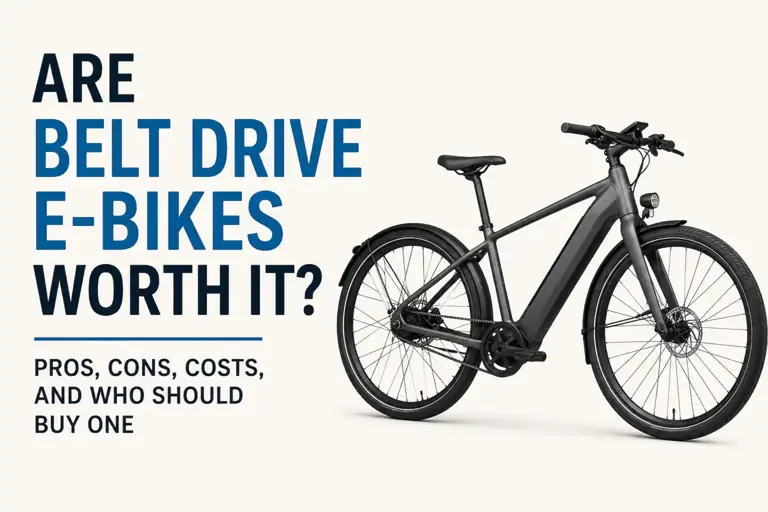 Are belt drive e-bikes worth it? Pros, cons, costs, and who should buy one