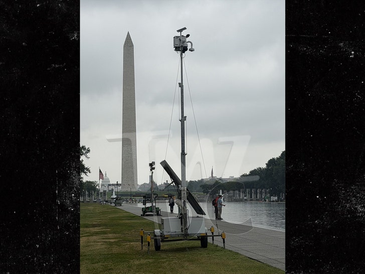 AI surveillance cameras installed at Lincoln Memorial Reflecting Pool
