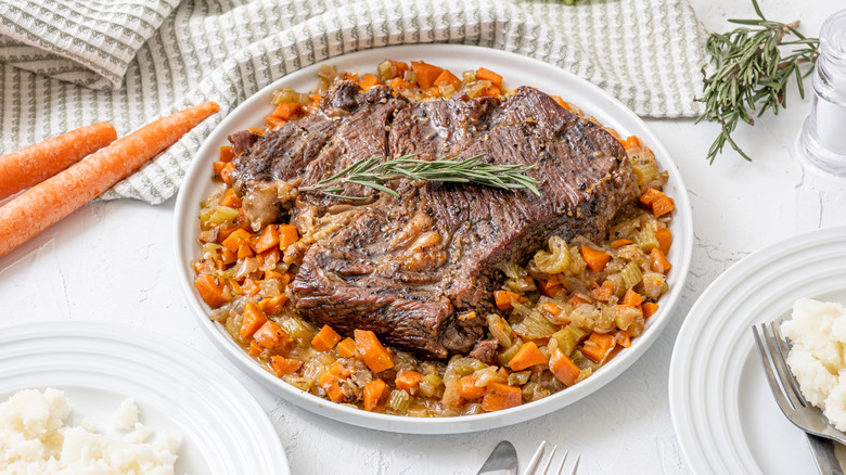 Leftover pot roast is better combined with this classic dorm-room dish
