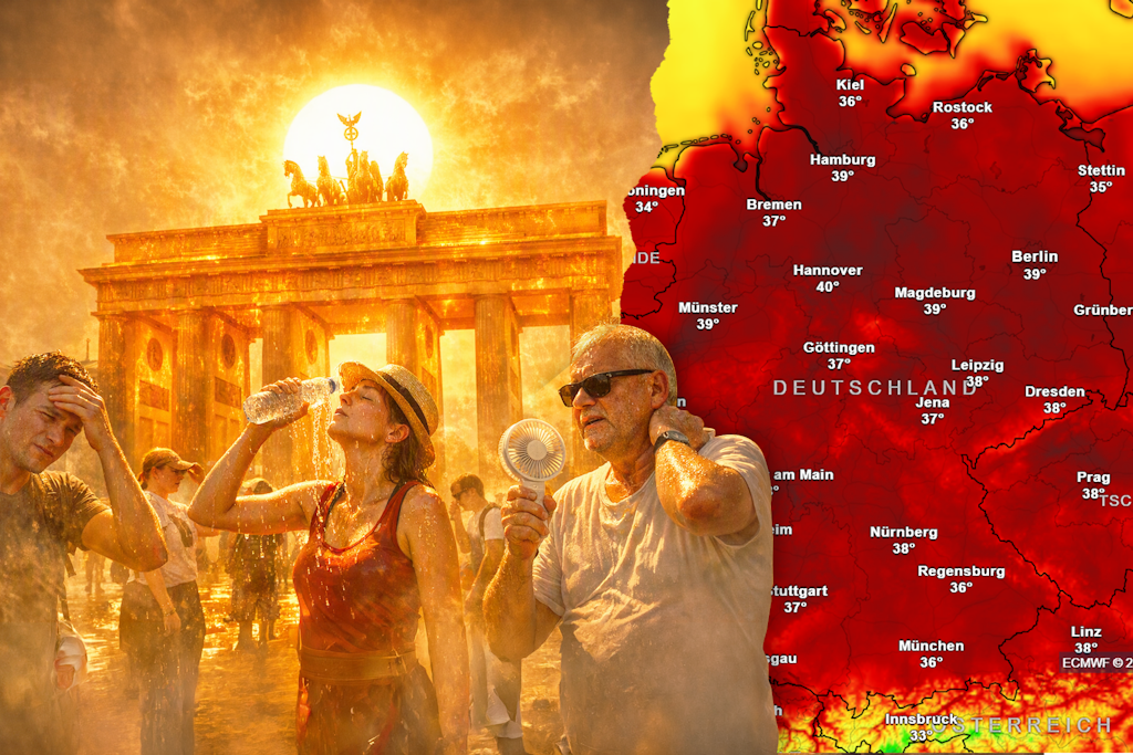 Unfassbare Hitze mit 40 °C kommt! Jetzt wächst die Angst vor dem 27. Juni