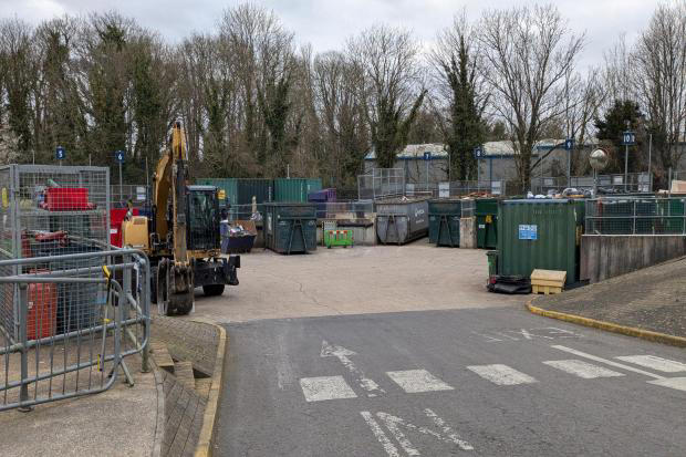 Household waste recycling centres will close early this week due to ...