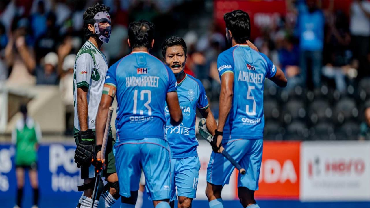 Indian men's hockey team secures thrilling 4-3 win over Pakistan