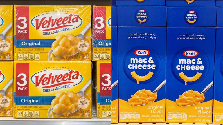 Velveeta is actually owned by another popular mac and cheese brand