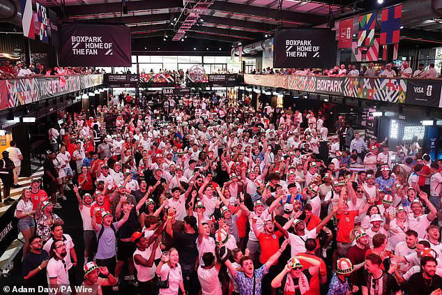 Card payments go down leaving England fans thirsty as they support the ...
