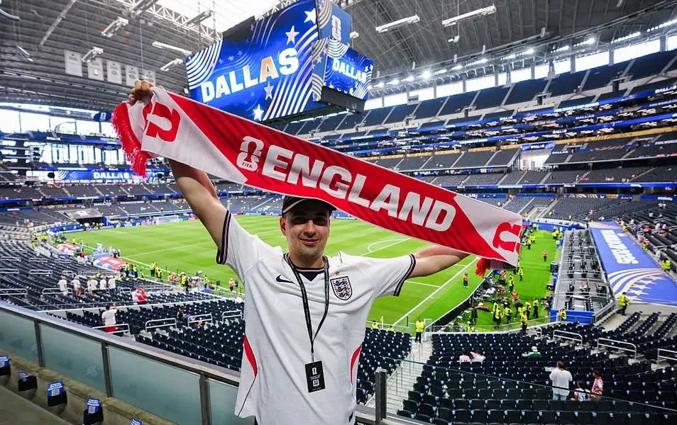 England fan’s viral praise for US stadiums sparks cross-cultural buzz