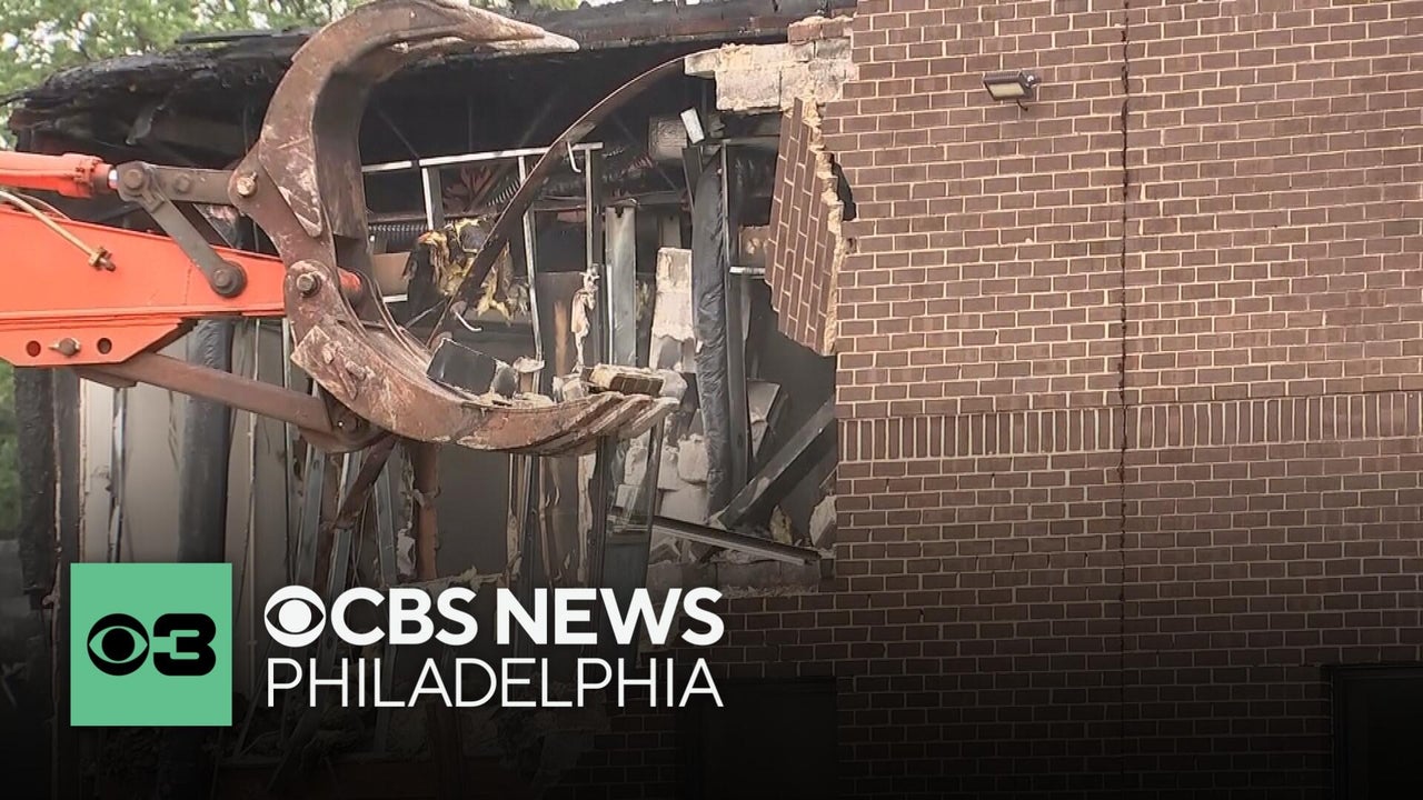 Demolition of Superior Play Systems building underway after 4-alarm fire