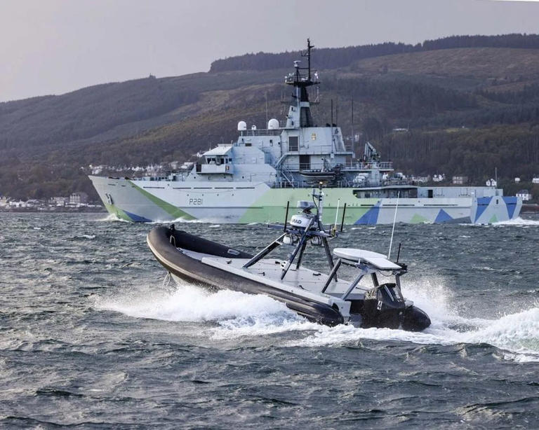 'Rogue' Royal Navy attack drone smashes into luxury yacht in Portsmouth ...