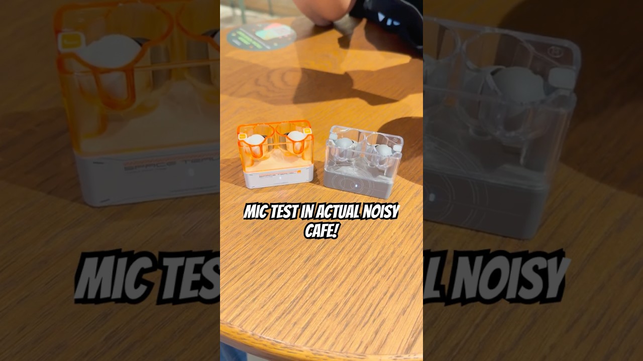Moondrop Space Travel 2 Ultra vs Space Travel 2 - Real noisy cafe mic test!