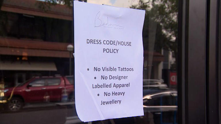 Upmarket Double Bay restaurant bans visible tattoos, designer labels