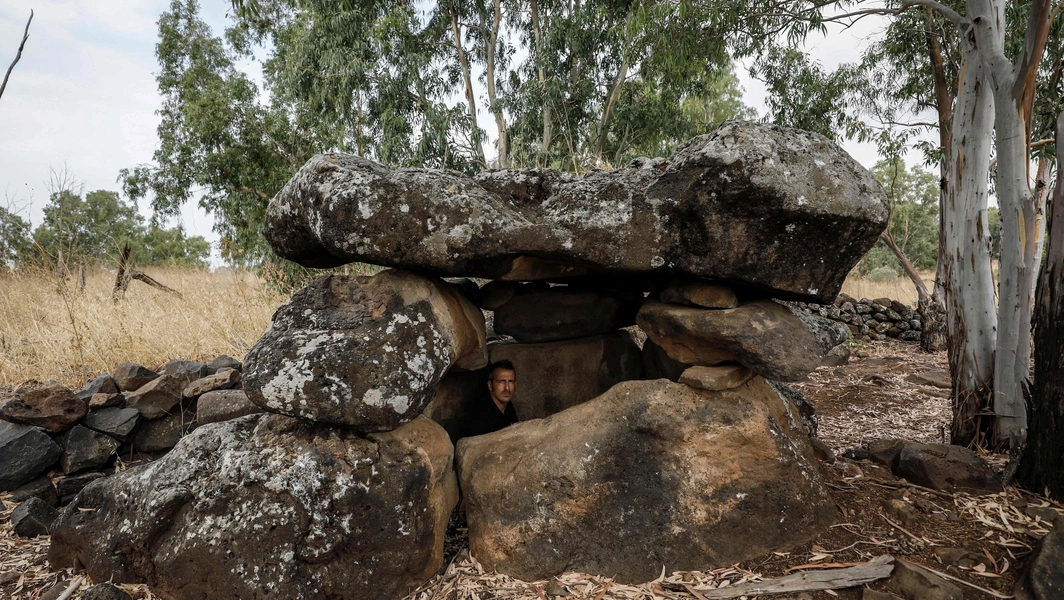 Ancient stone circles of the Golan Heights