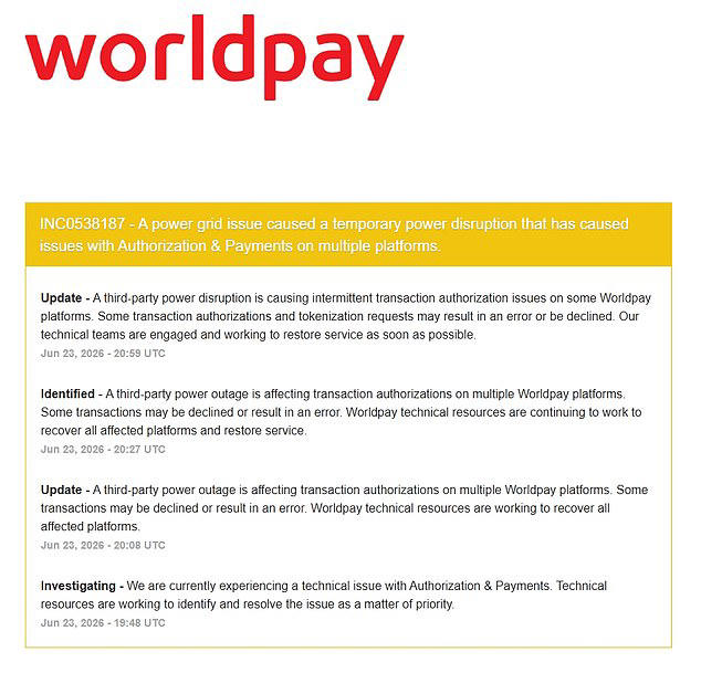 Card payments go down leaving England fans thirsty as they support the ...
