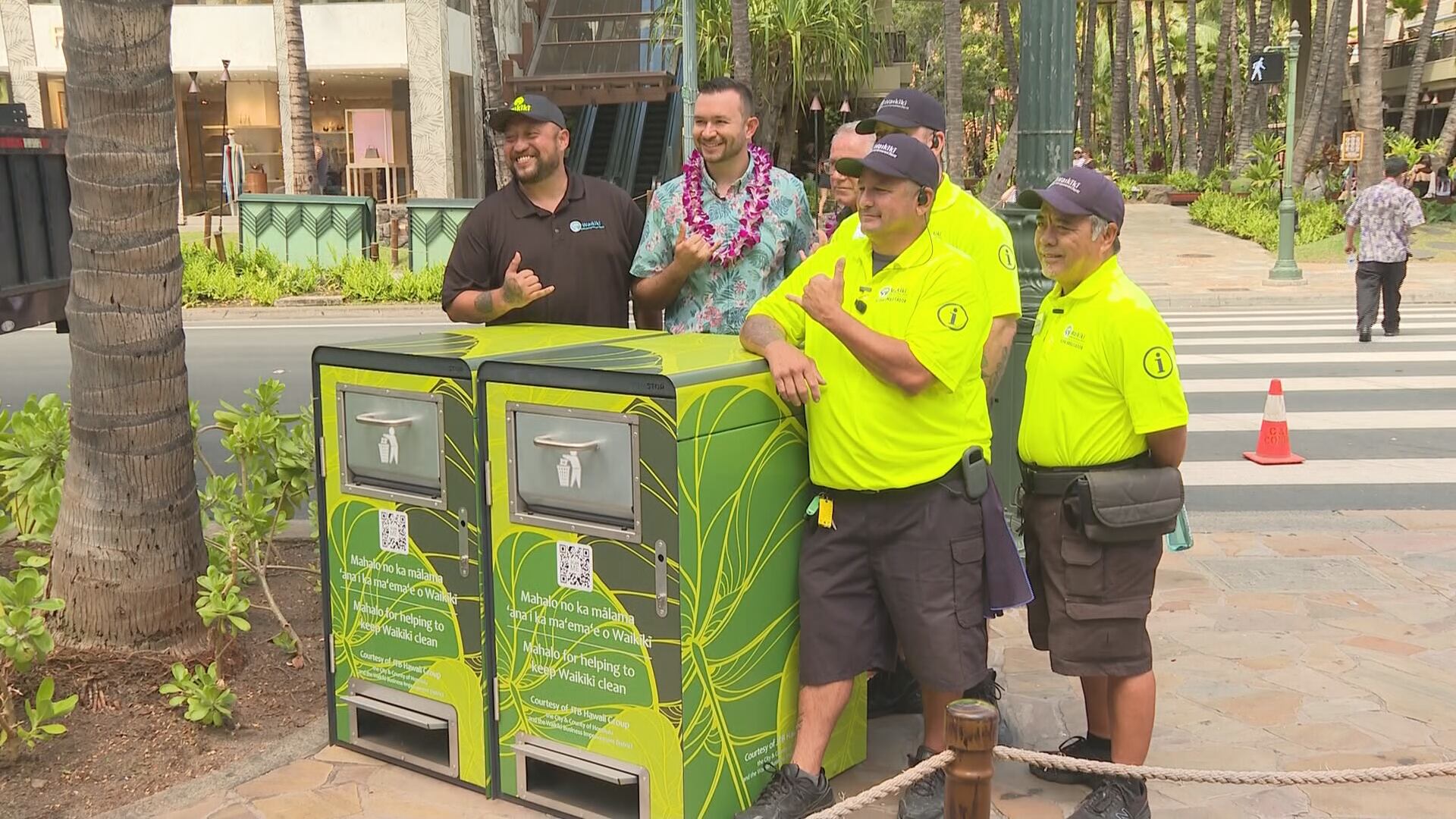 City to install 100 newly designed trash bins to enhance Waikiki