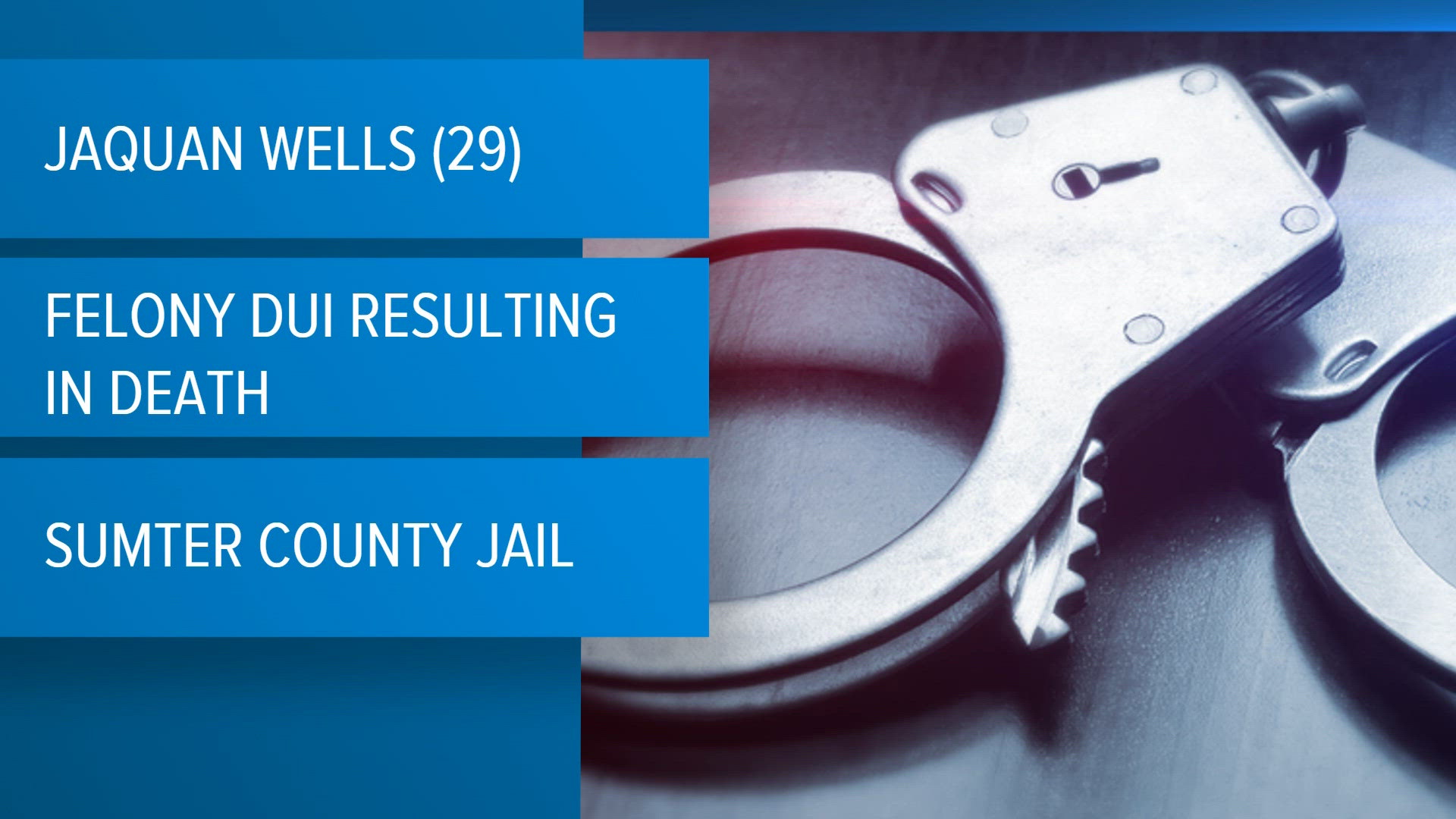 Fatal DUI crash in Sumter, driver arrested