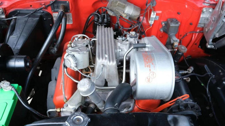 1957 Chevrolet Bel Air in period Matador Red with 283 CI V8 for sale