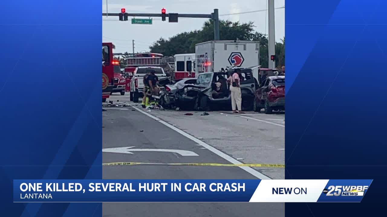 Fatal multi-vehicle crash in Lantana under investigation