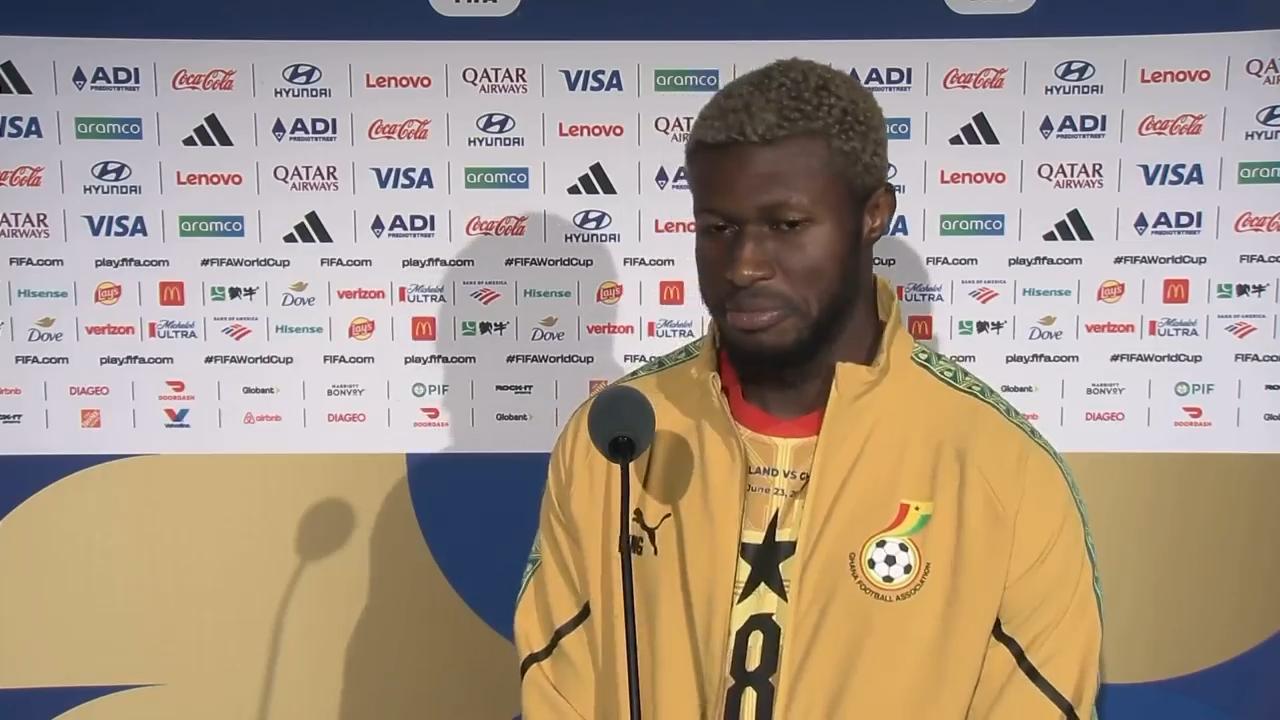 'We feel great' - Ghana's Sibo hails WC draw against England