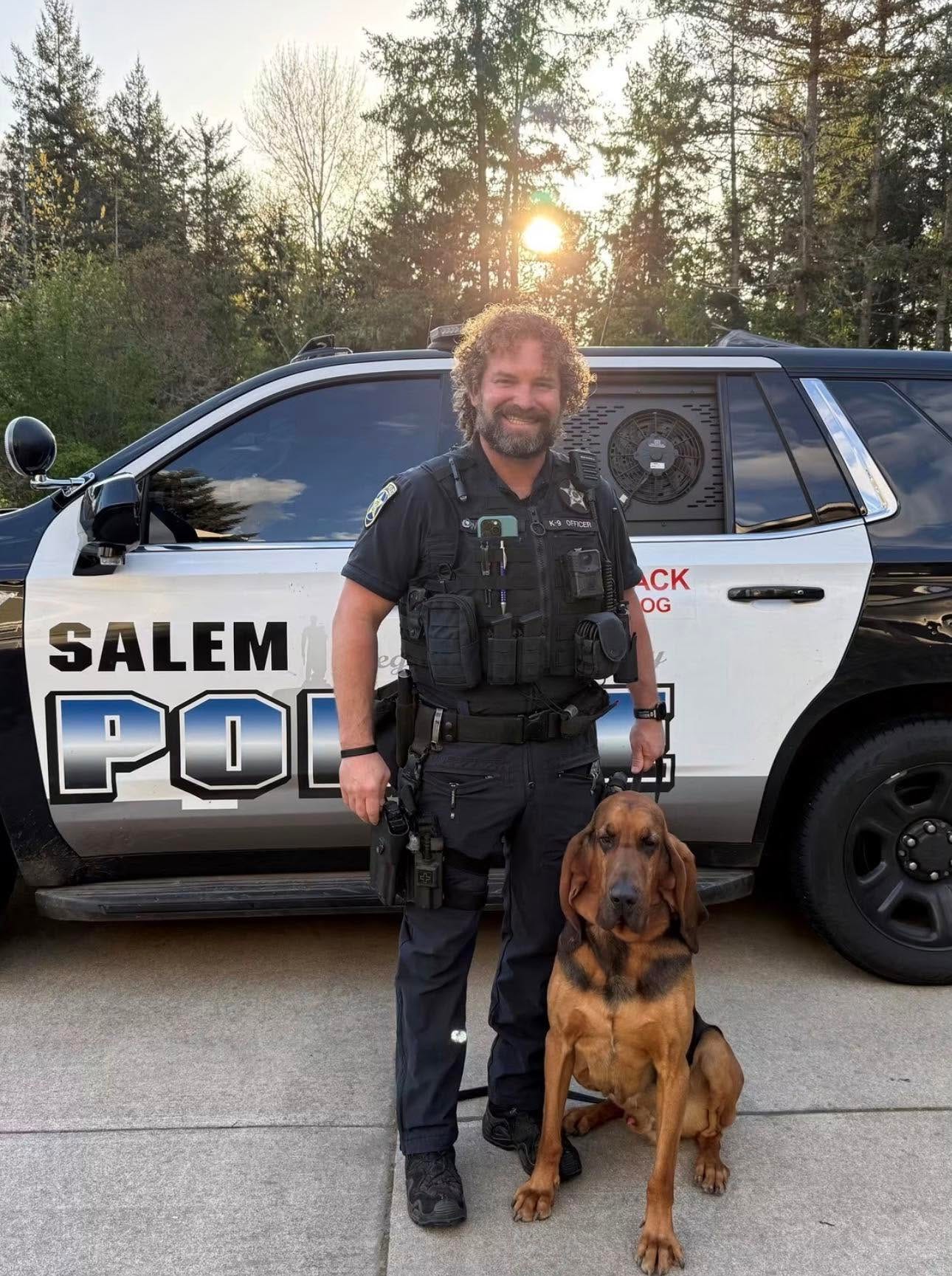 Trusty, heroic Salem police dog dies after 3 years of service