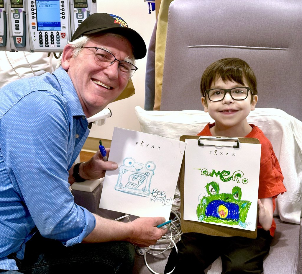 ‘Toy Story 5,' Pixar artist bring movie magic to patients at Stanford ...