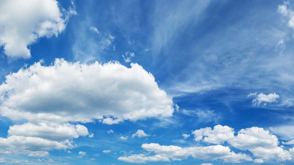 Comfortable with sun and clouds heading into this evening.
