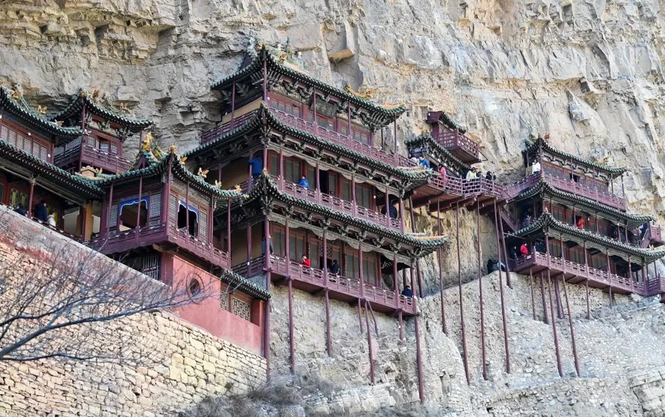 Exploring China’s gravity-defying Hanging Temple