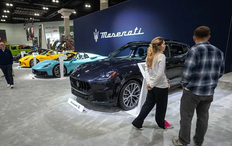 Maserati cuts EV prices, teases manual petrol supercar