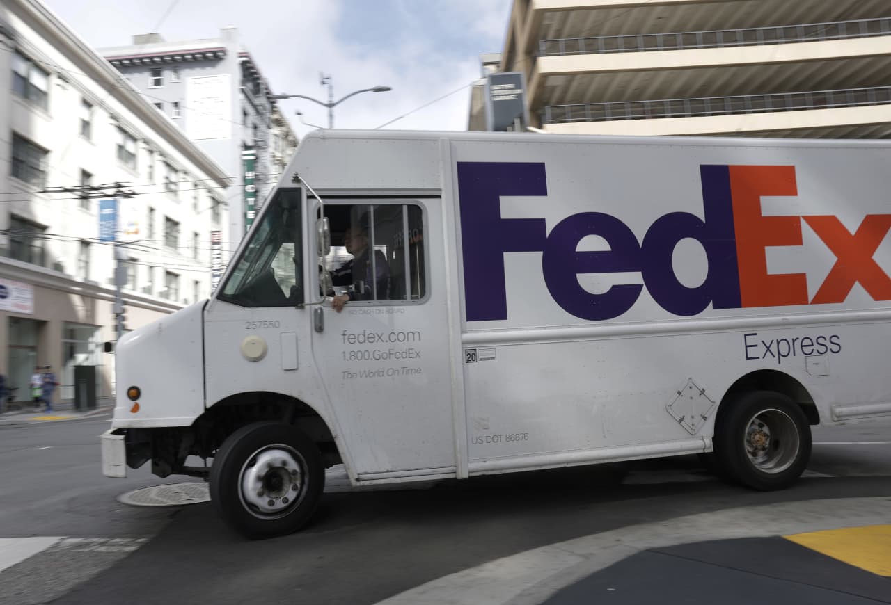 Why FedEx stock is falling sharply after earnings beat expectations