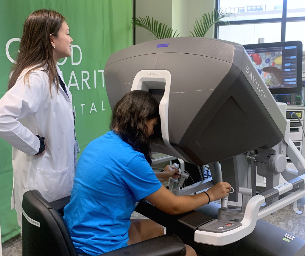Beyond video games: SJ hospital introduces kids to robotic-assisted ...