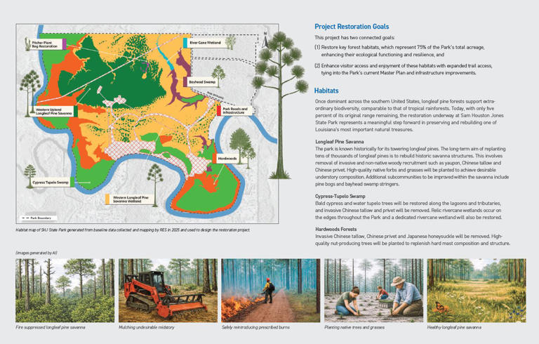 Sam Houston Jones State Park receives $5M donation for restoration project