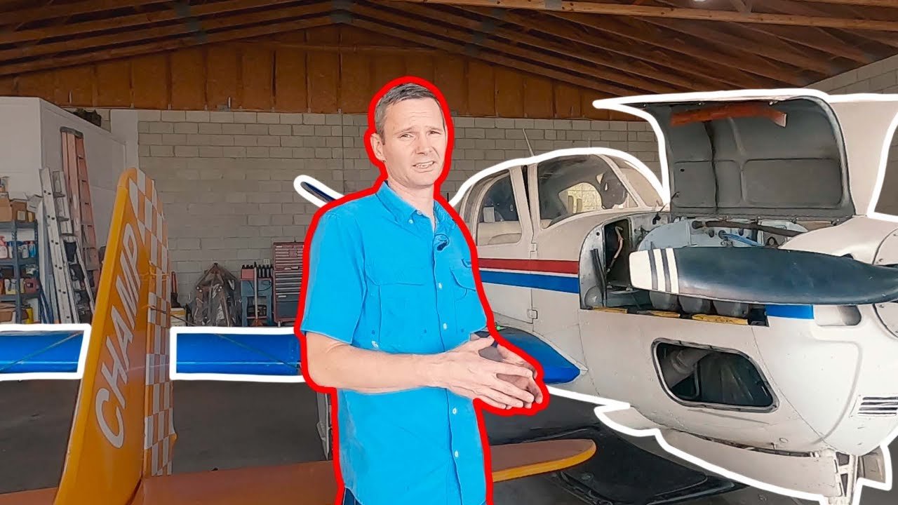 Clear prop at an abandoned plane