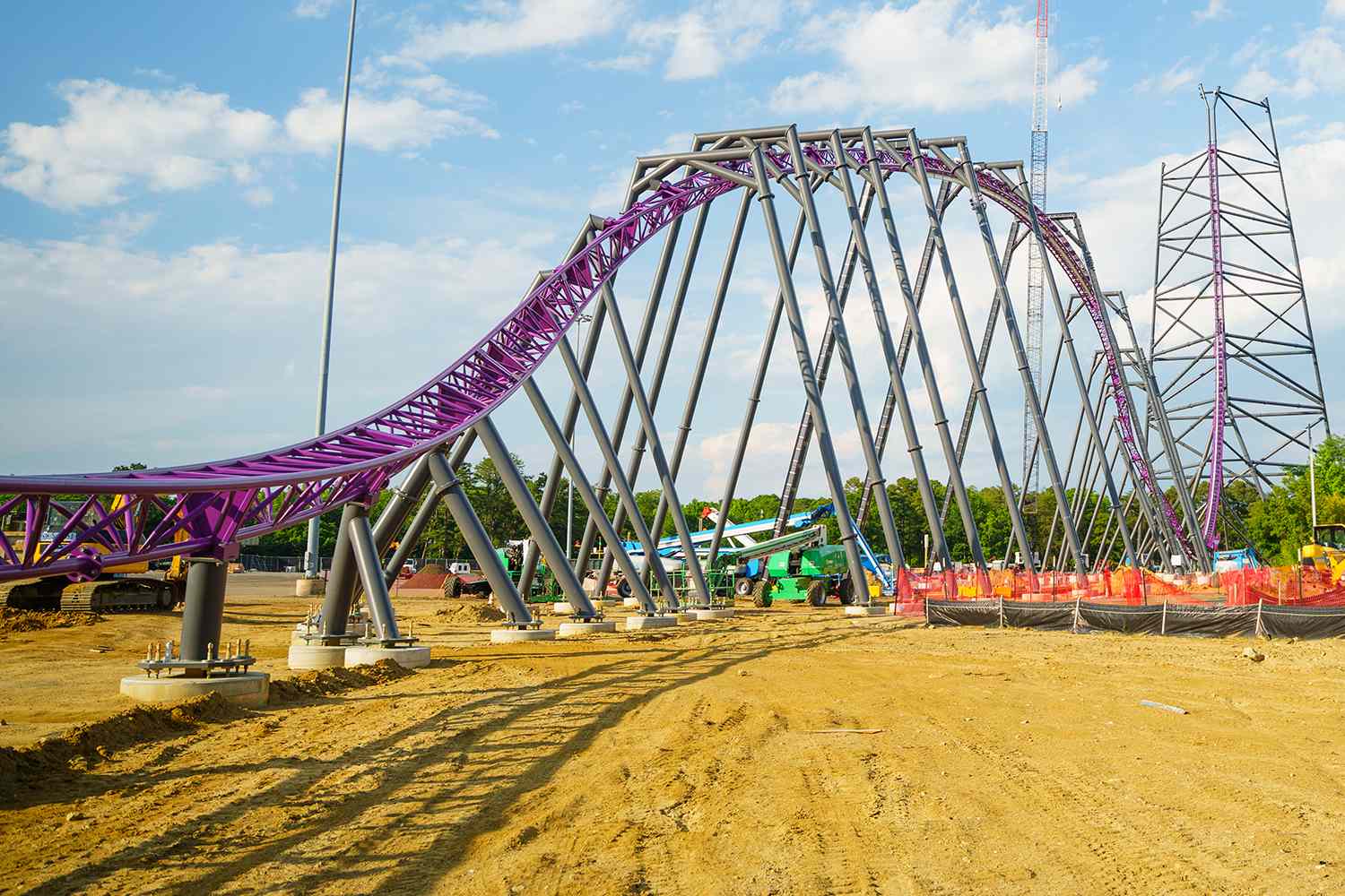 Six Flags' secretive 'Project Purple' coaster officially becomes ...