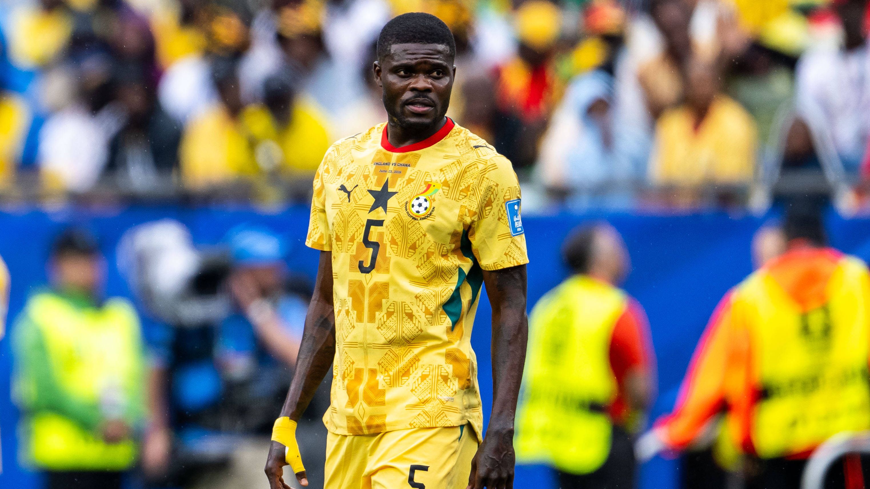 Engelse speler weigert hand te schudden van Thomas Partey