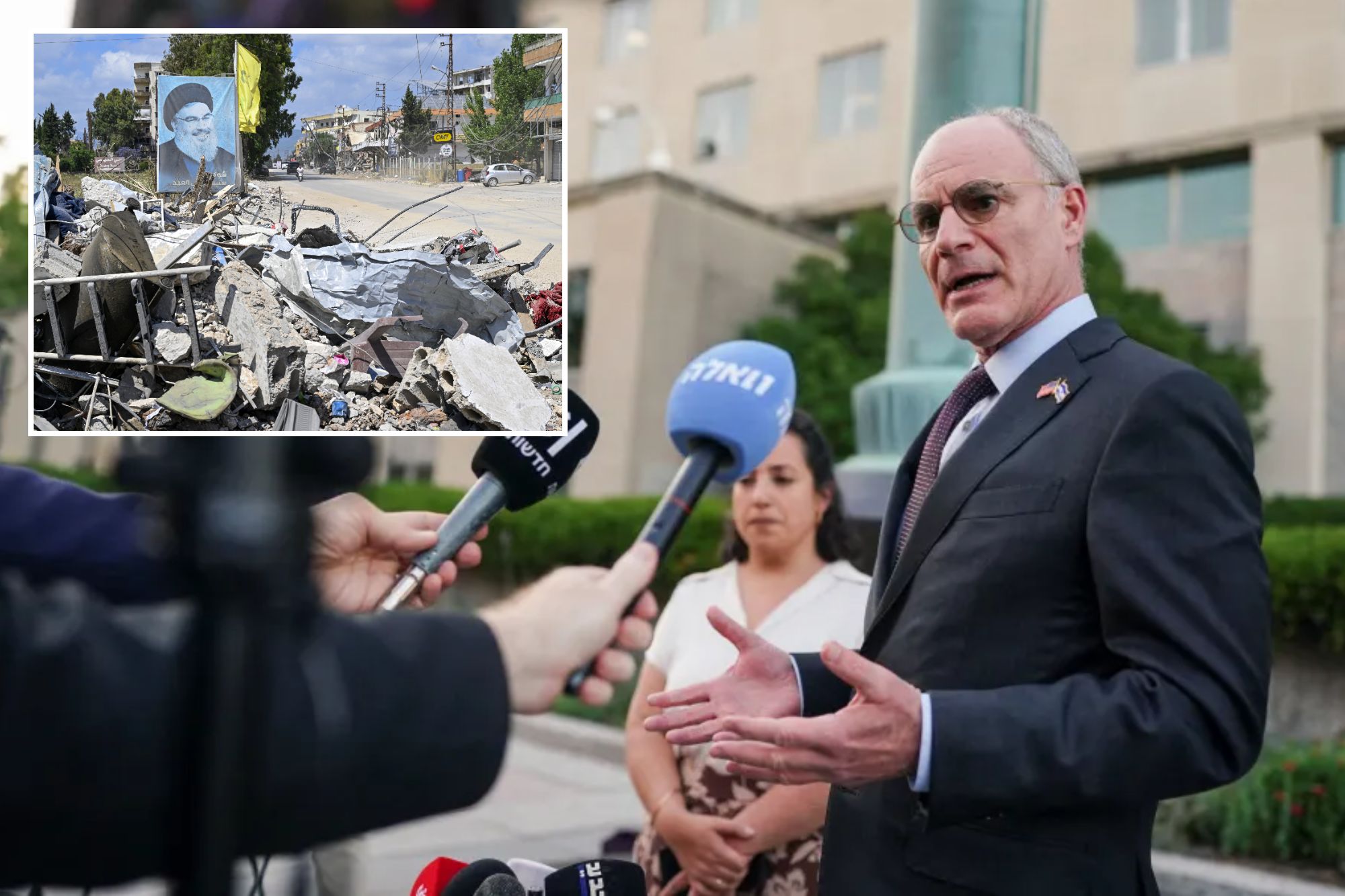 Israeli ambassador blasts Lebanon cease-fire talks as a 'train wreck'