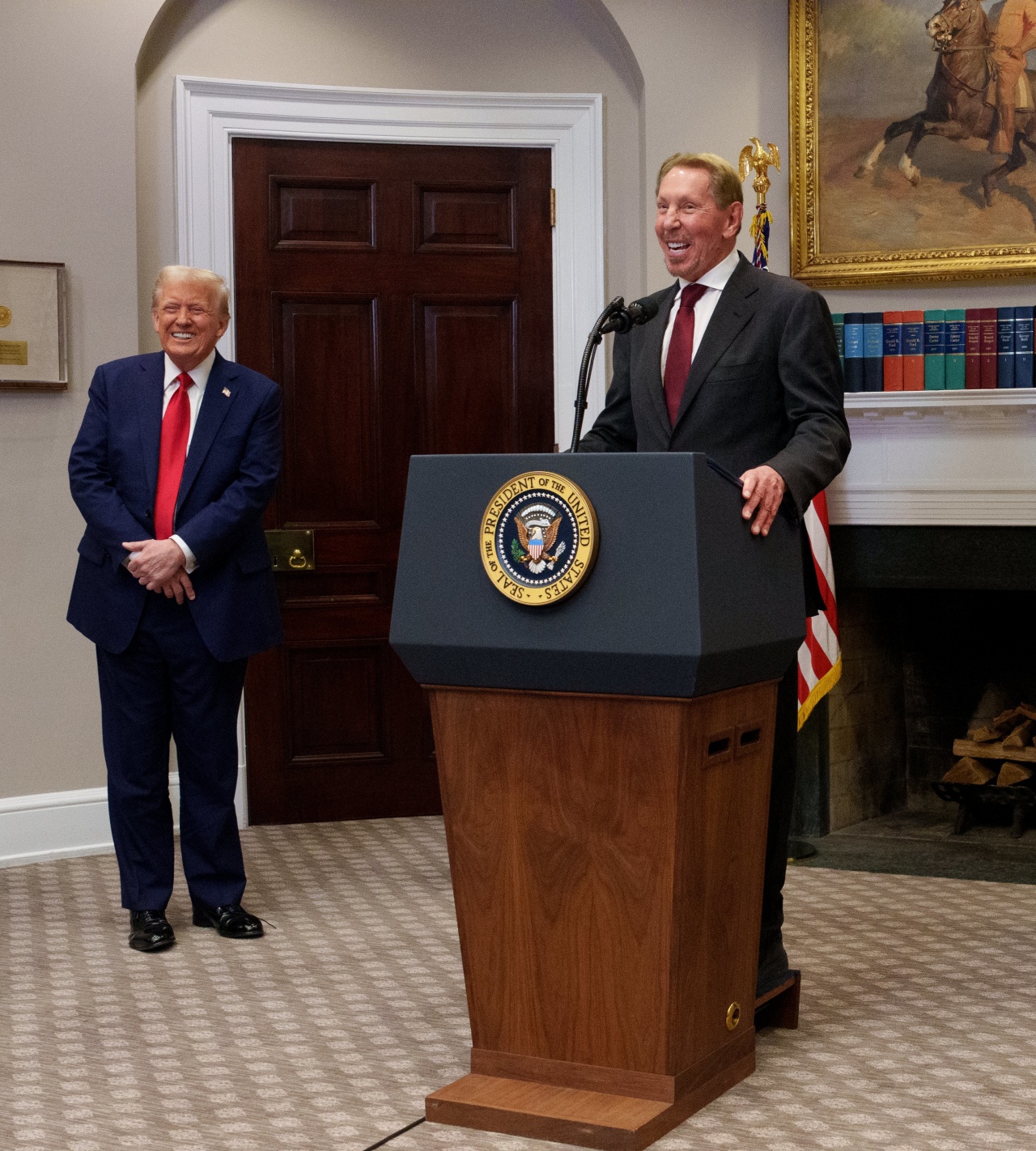 How a $45 million donation brought Larry Ellison deeper into Trump’s circle