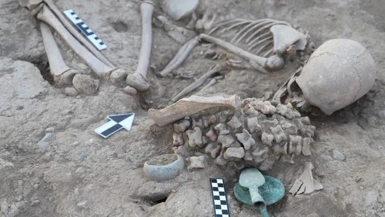Archaeologists in Kazakhstan unearth Bronze Age burial of girl laid to ...